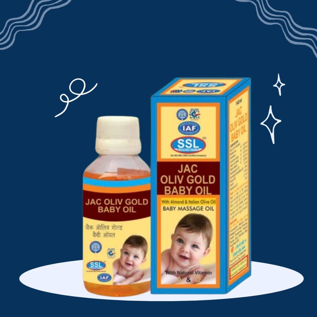 JAC OLIV GOLD BABY OIL 100ML – SSL Biotech, Sansa Biotech Limited